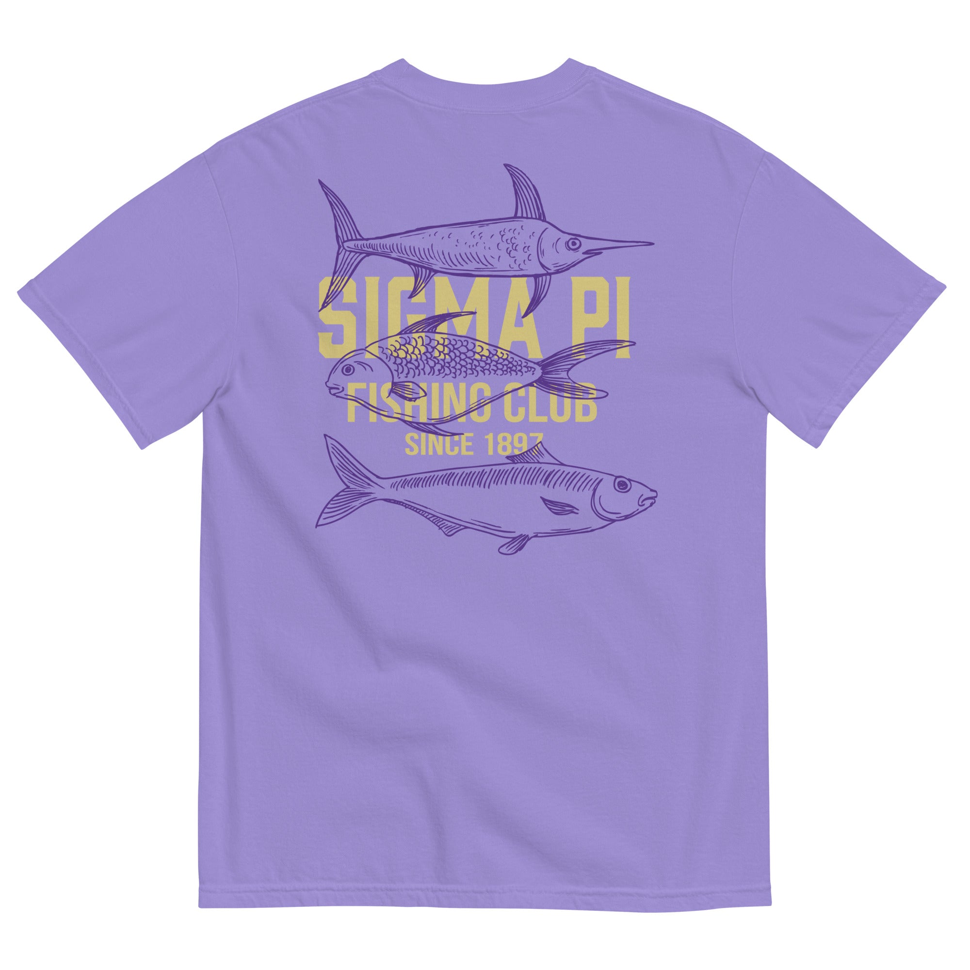 Sigma Pi Fishing T-Shirt by Comfort Colors (2024) – The Sigma Pi Store